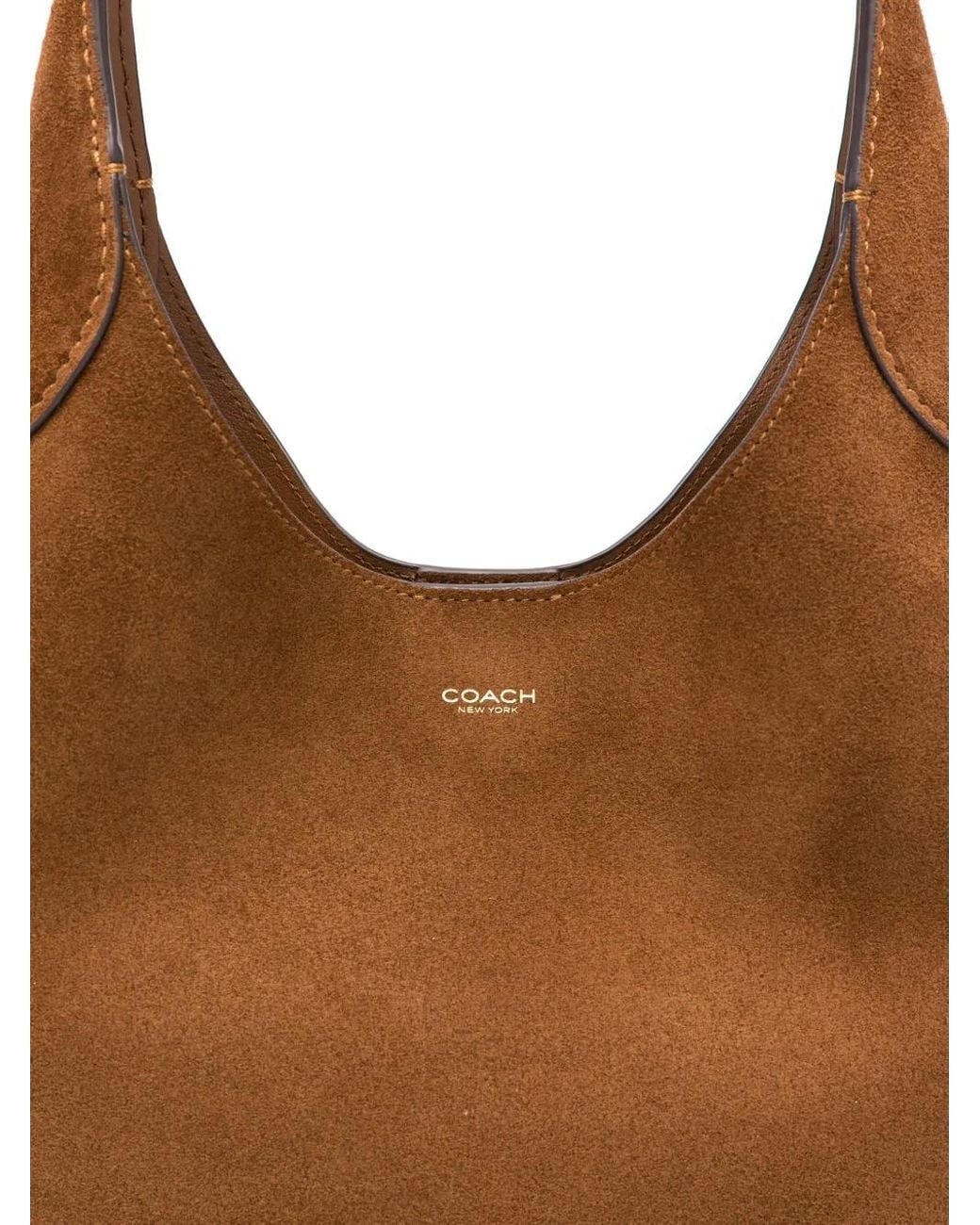COACH Brooklyn 28 Leather Shoulder Bag in Brown | Lyst