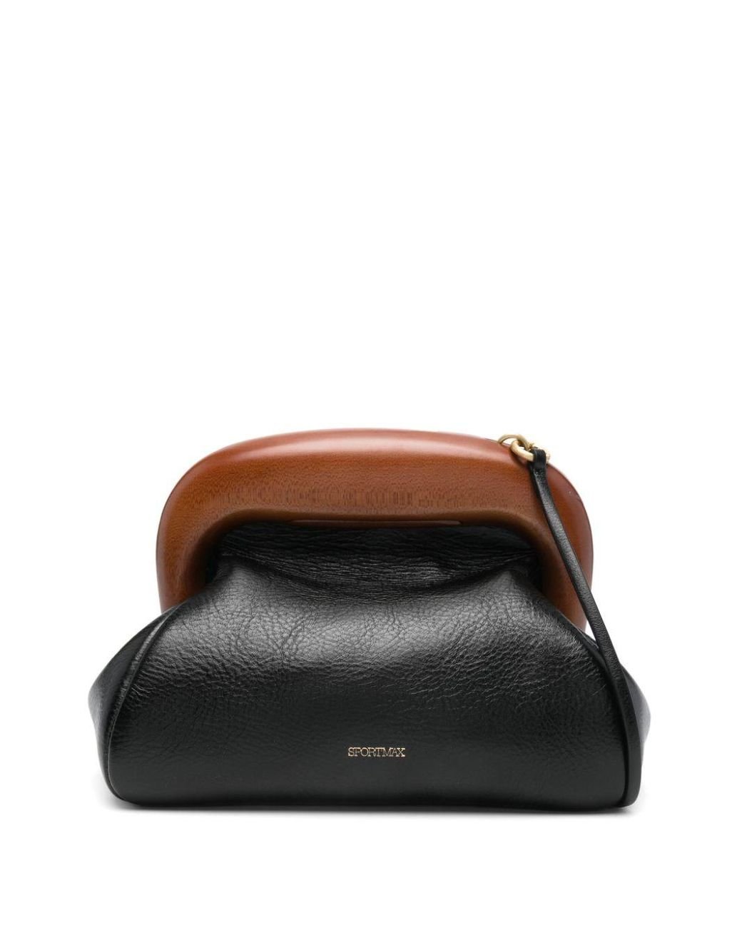Sportmax Bouba Cross Body Bag in Black | Lyst