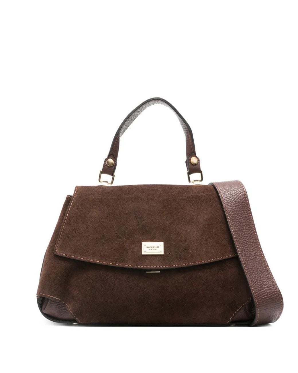 Marc Ellis Deanna Leather Tote Bag in Brown | Lyst