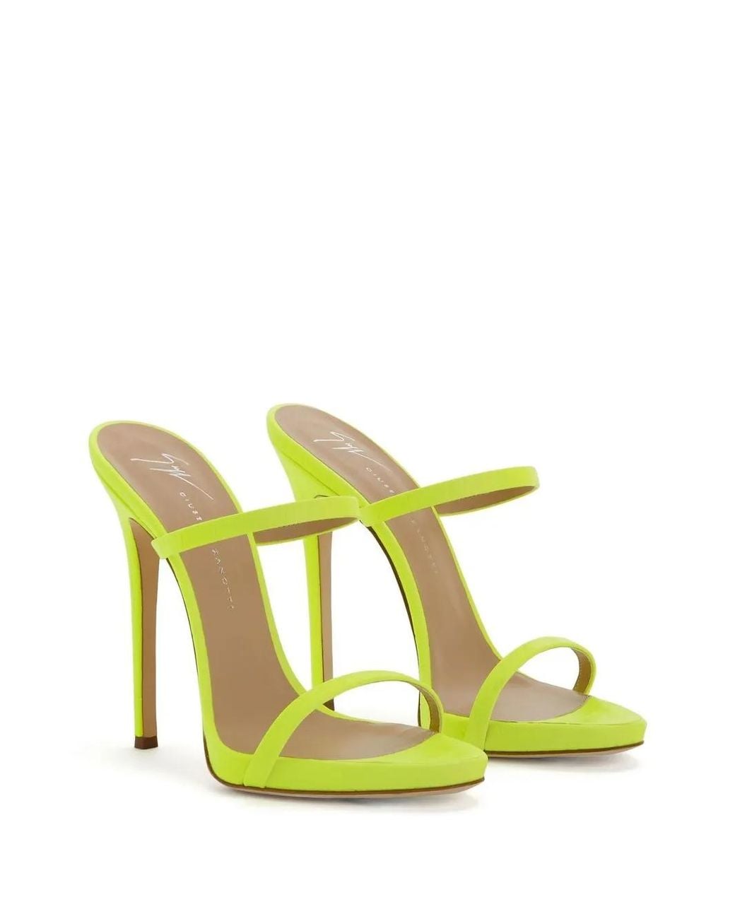 Giuseppe Zanotti Sandals in Yellow | Lyst