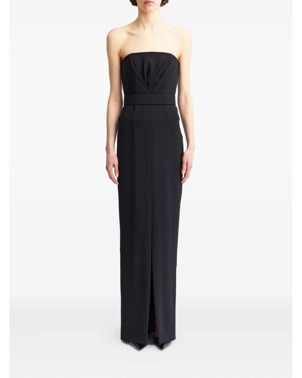 16Arlington Aeta Crêpe Gown in Black | Lyst