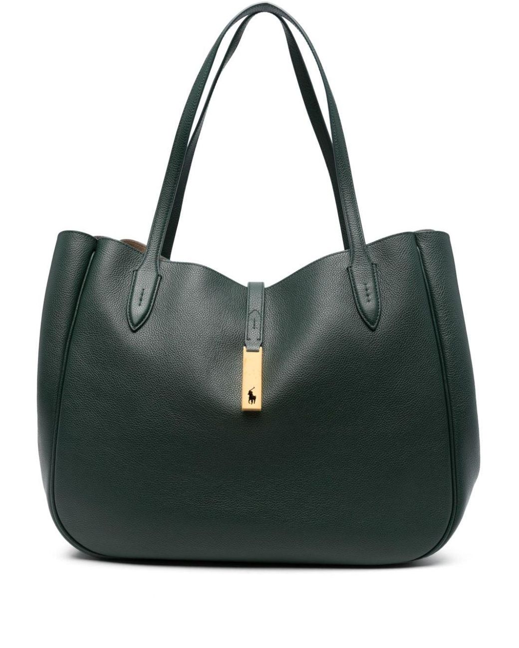 Polo Ralph Lauren Large Polo Id Tote Bag in Black | Lyst