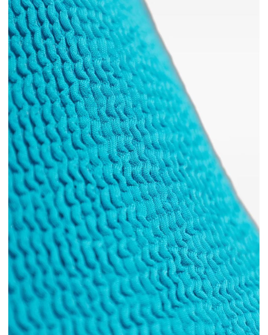 Bondeye Mara Textured Swimsuit in Blue | Lyst