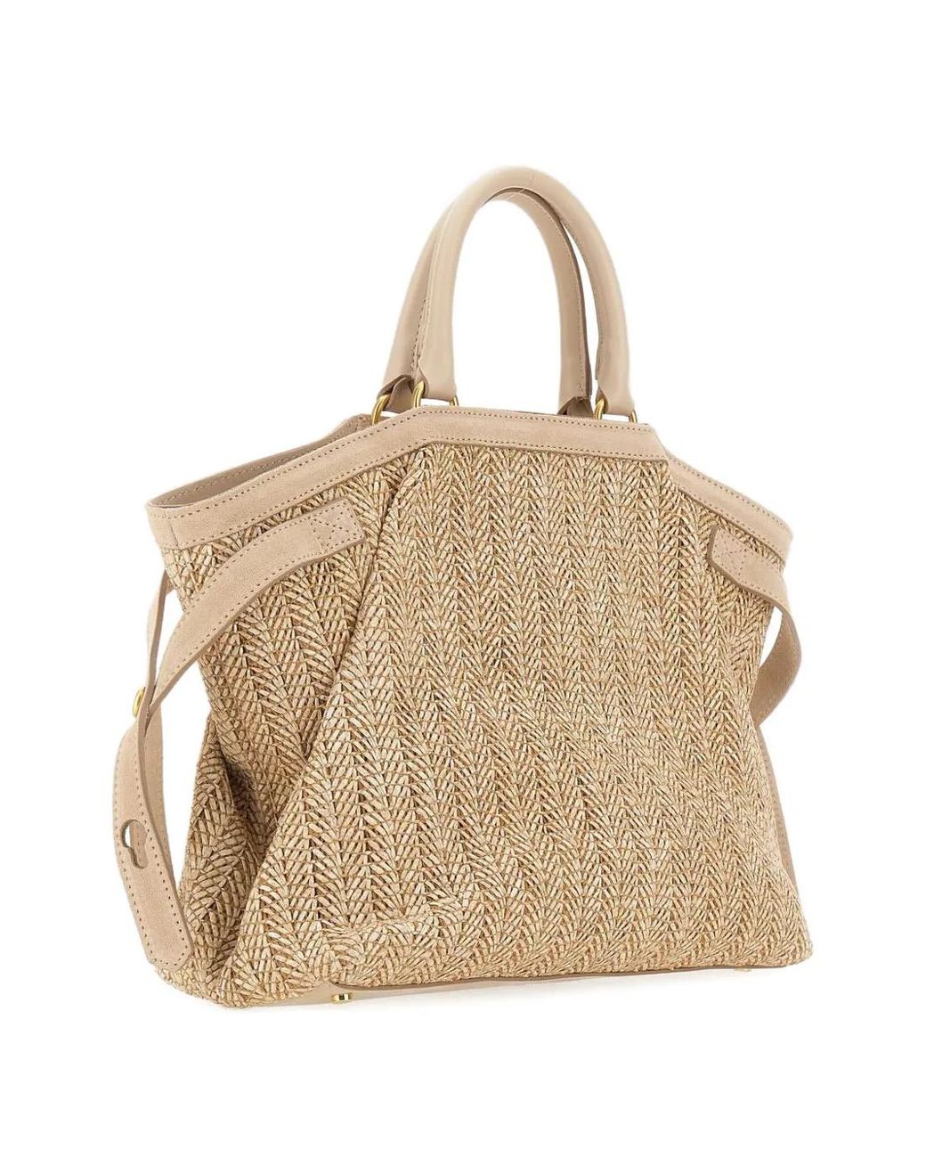 Gianni Chiarini Claudette Woven Leather Tote Bag in Natural | Lyst