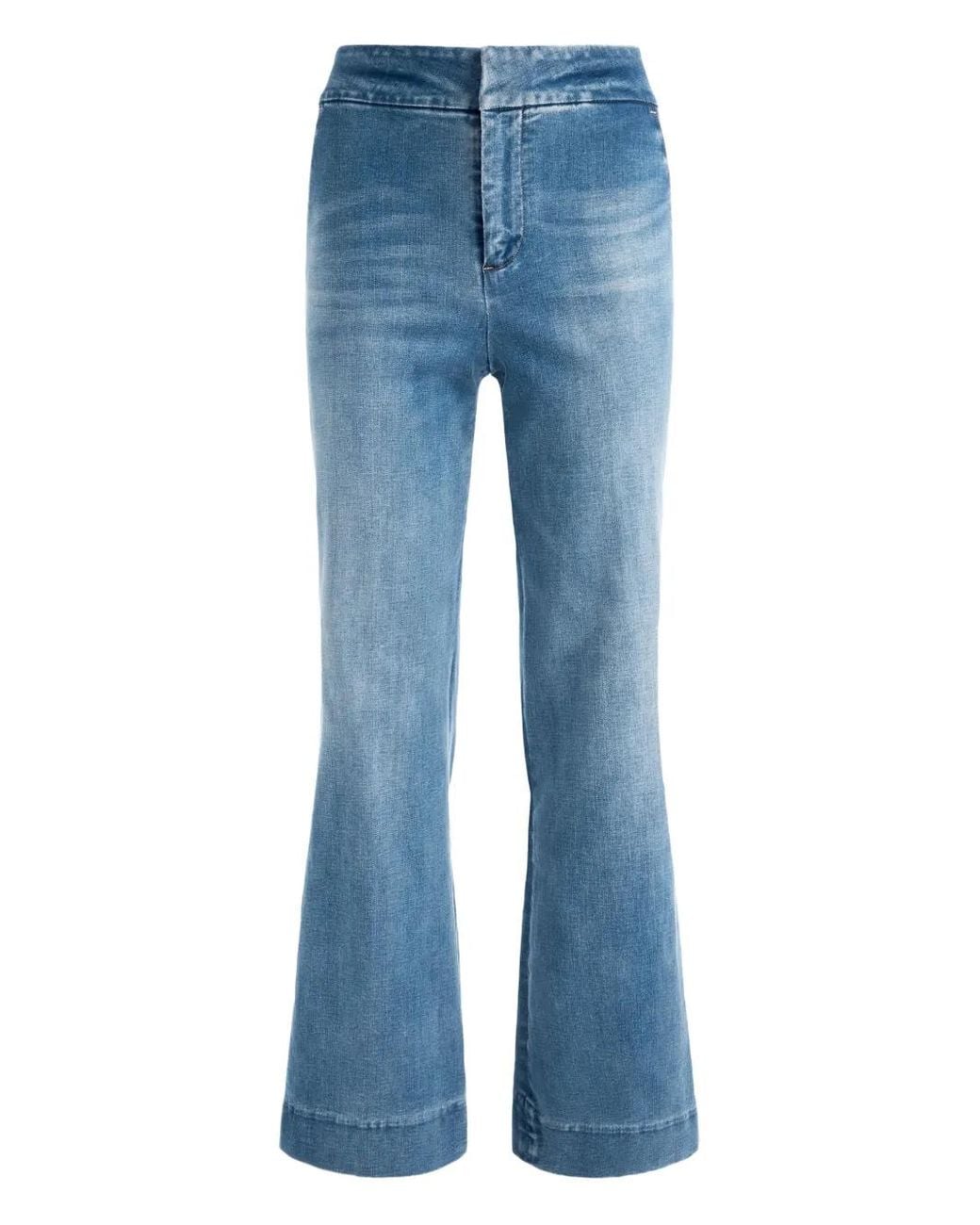 Alice + Olivia Quinn Bootcut Jeans in Blue | Lyst