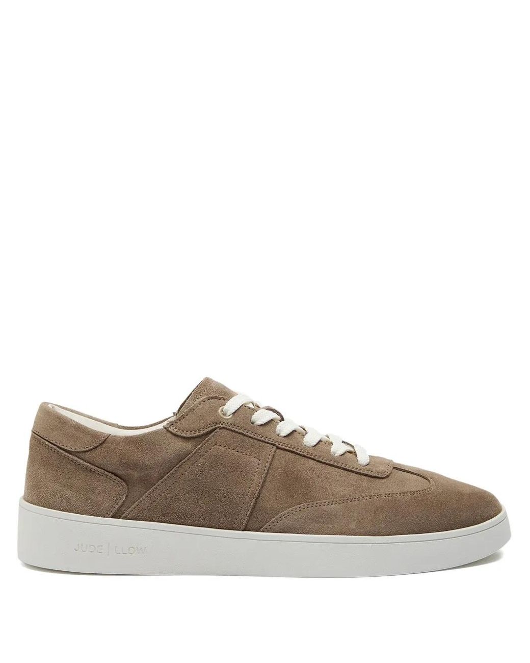Jude Llow Suede-Leather Low-Top Sneakers in Brown for Men | Lyst