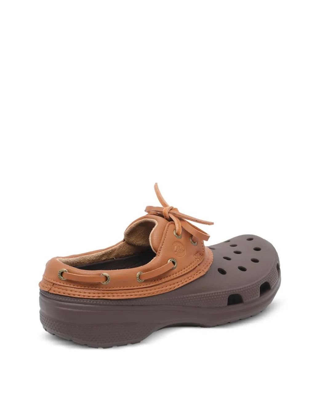 Crocs™ Classic Boat Shoe Sandals in Brown for Men | Lyst