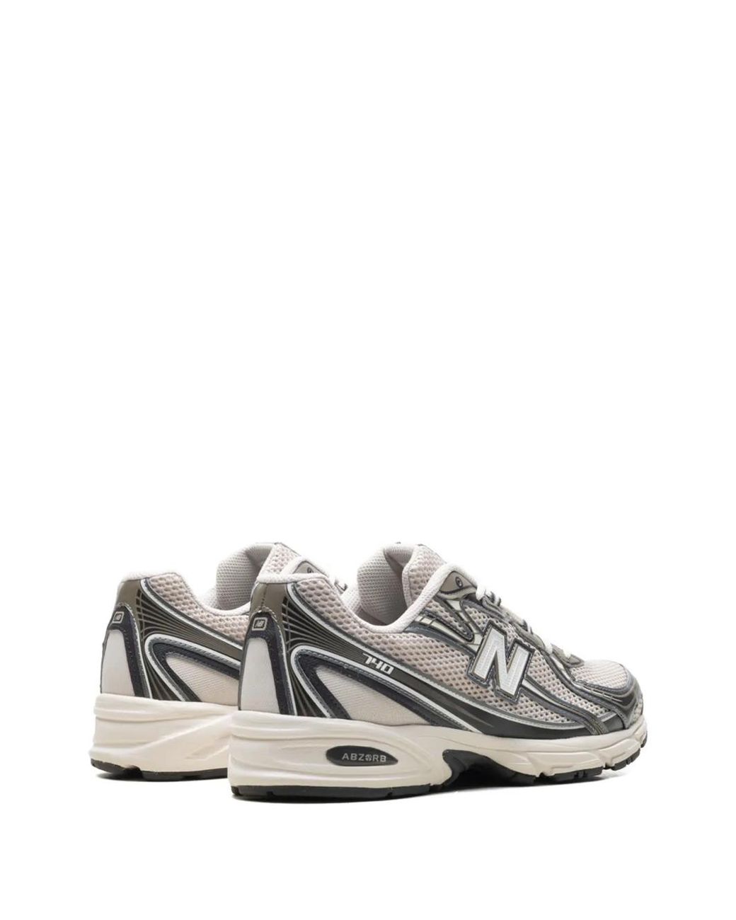 New Balance 740 Logo-Detail Sneakers in White | Lyst UK