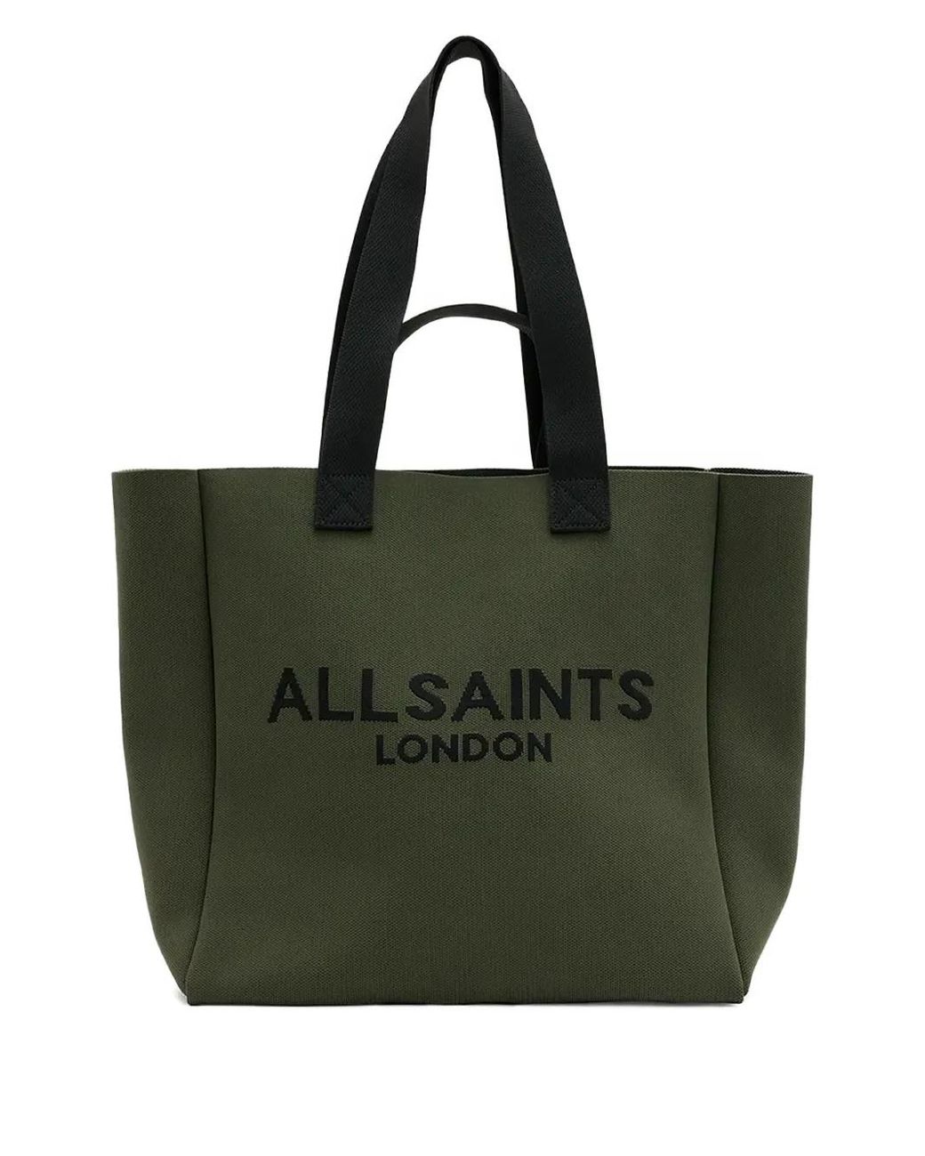 AllSaints Izzy Tote Bag in Green | Lyst