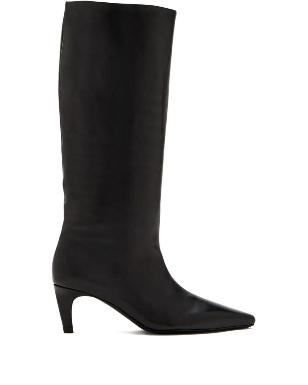 Jude 60Mm Cave Leather Boots in Black | Lyst