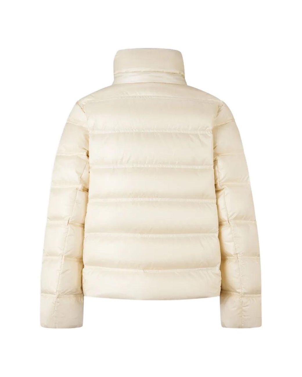 Bogner Leslie Quilted Funnel-Neck Jacket in Natural | Lyst