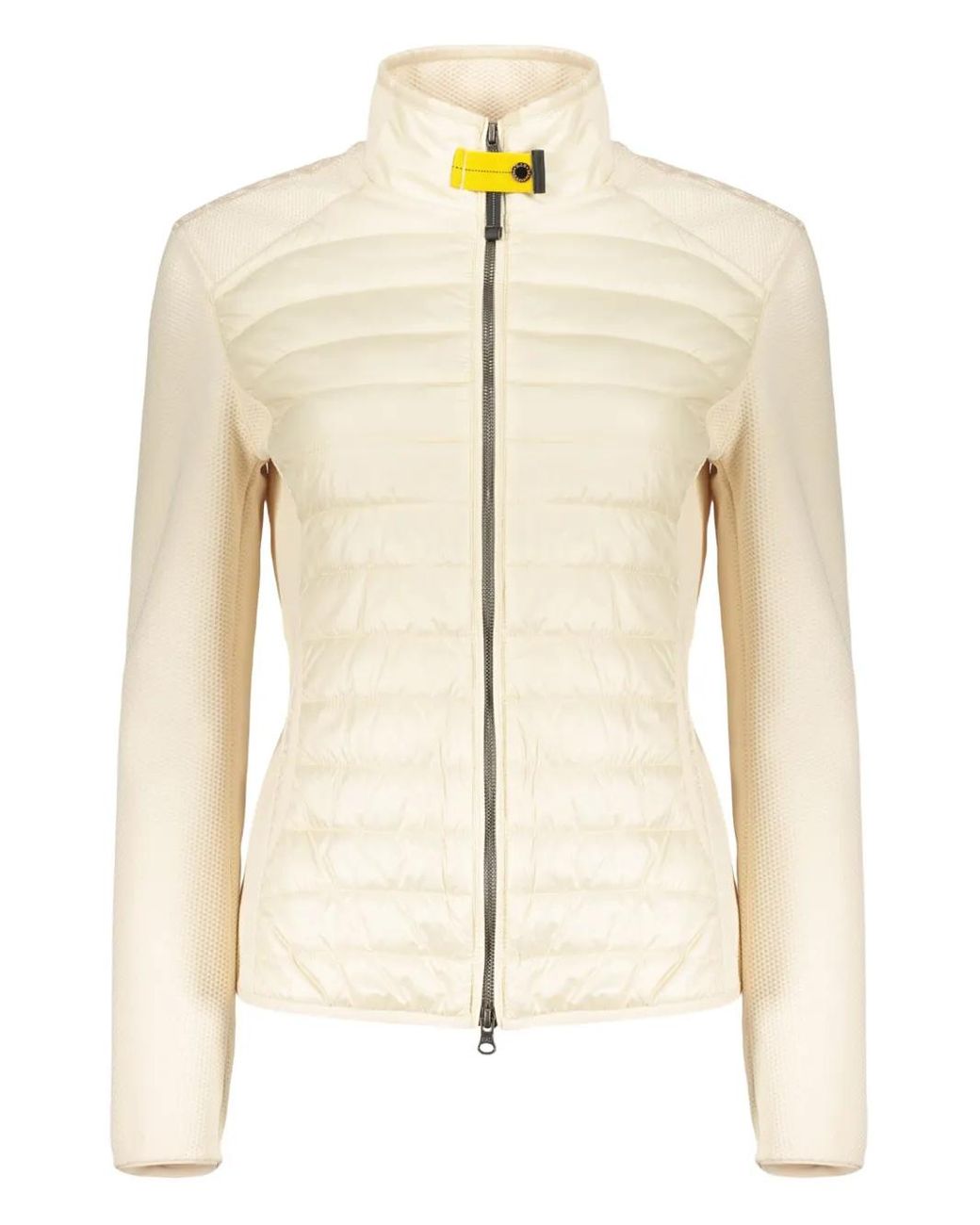 Parajumpers High-Collar Zip Jacket in Natural | Lyst