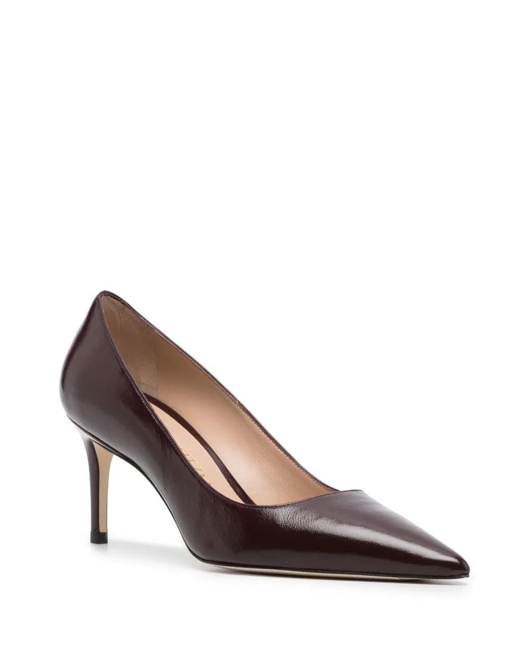 Stuart Weitzman 75Mm Elegant Pump in Brown | Lyst