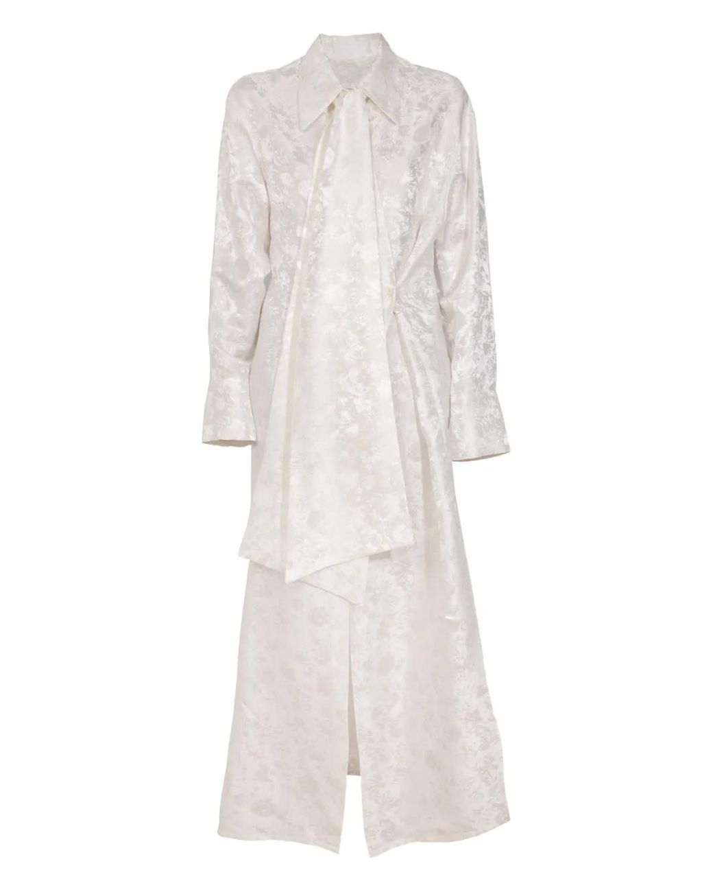 RAQUETTE Whiterose Floral-Detail Midi Dress | Lyst UK