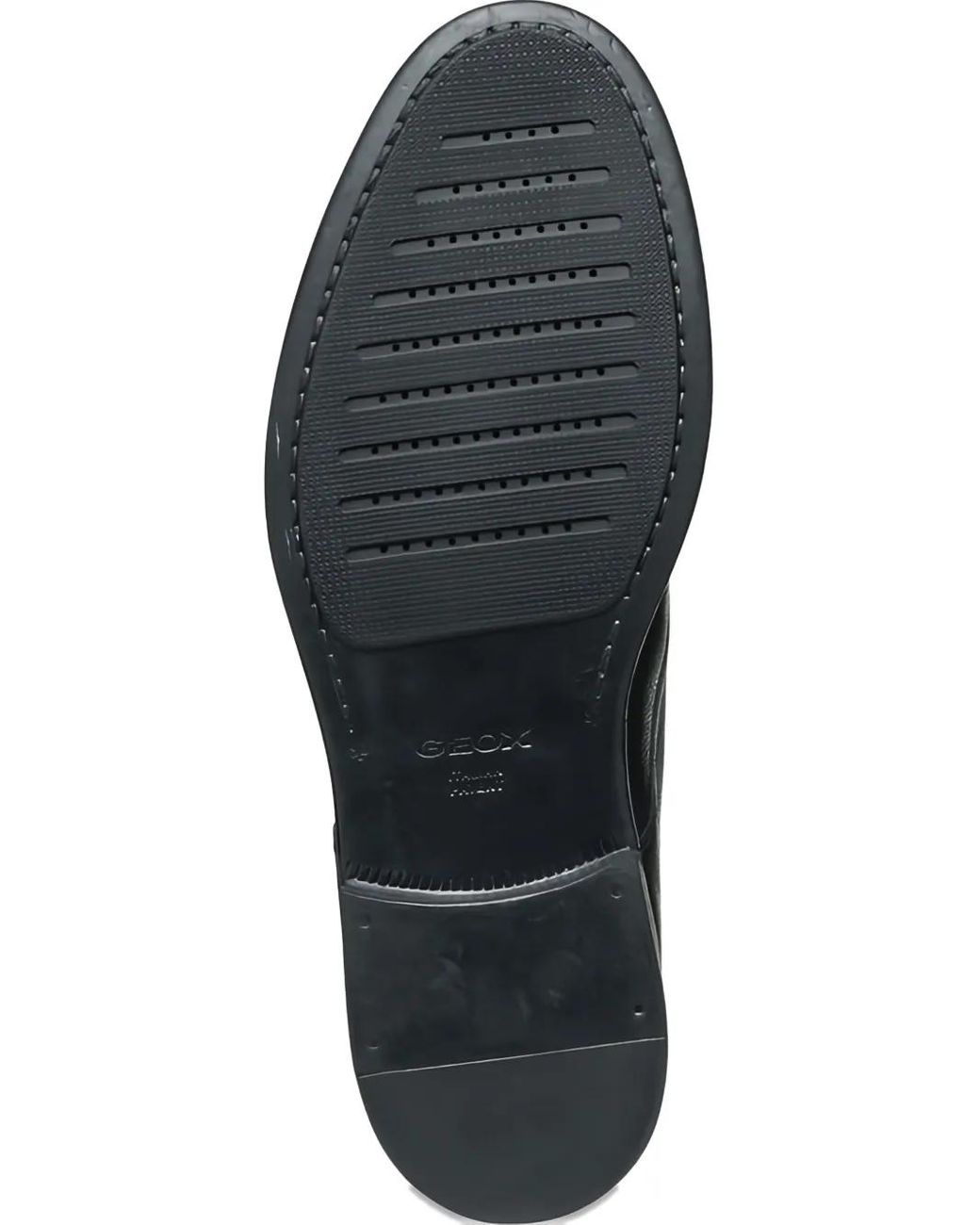 Geox Terence Lace-Up Leather Boots in Black for Men | Lyst