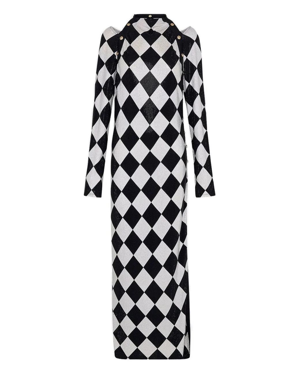 CAMILLA Cut Out Shoulder Jersey Dress in White | Lyst UK
