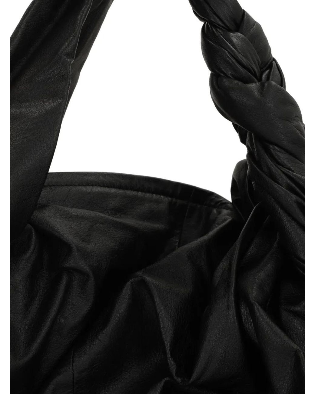 discord Yohji Yamamoto Twisted-Handle Shoulder Bag in Black | Lyst UK