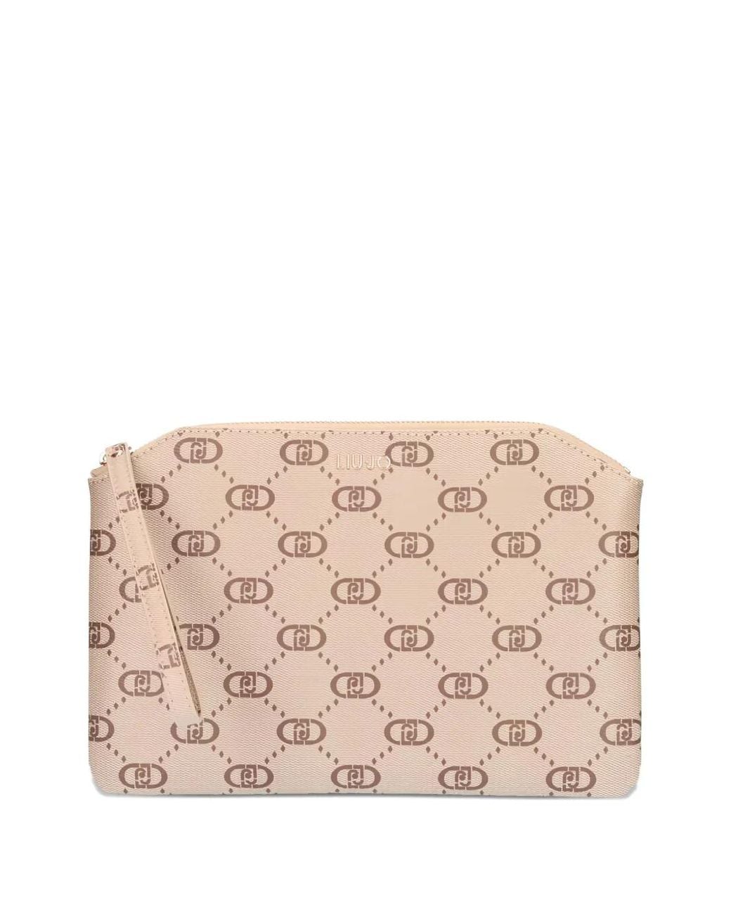 Liu Jo Monogram-Pattern Coin Pouch in Pink | Lyst