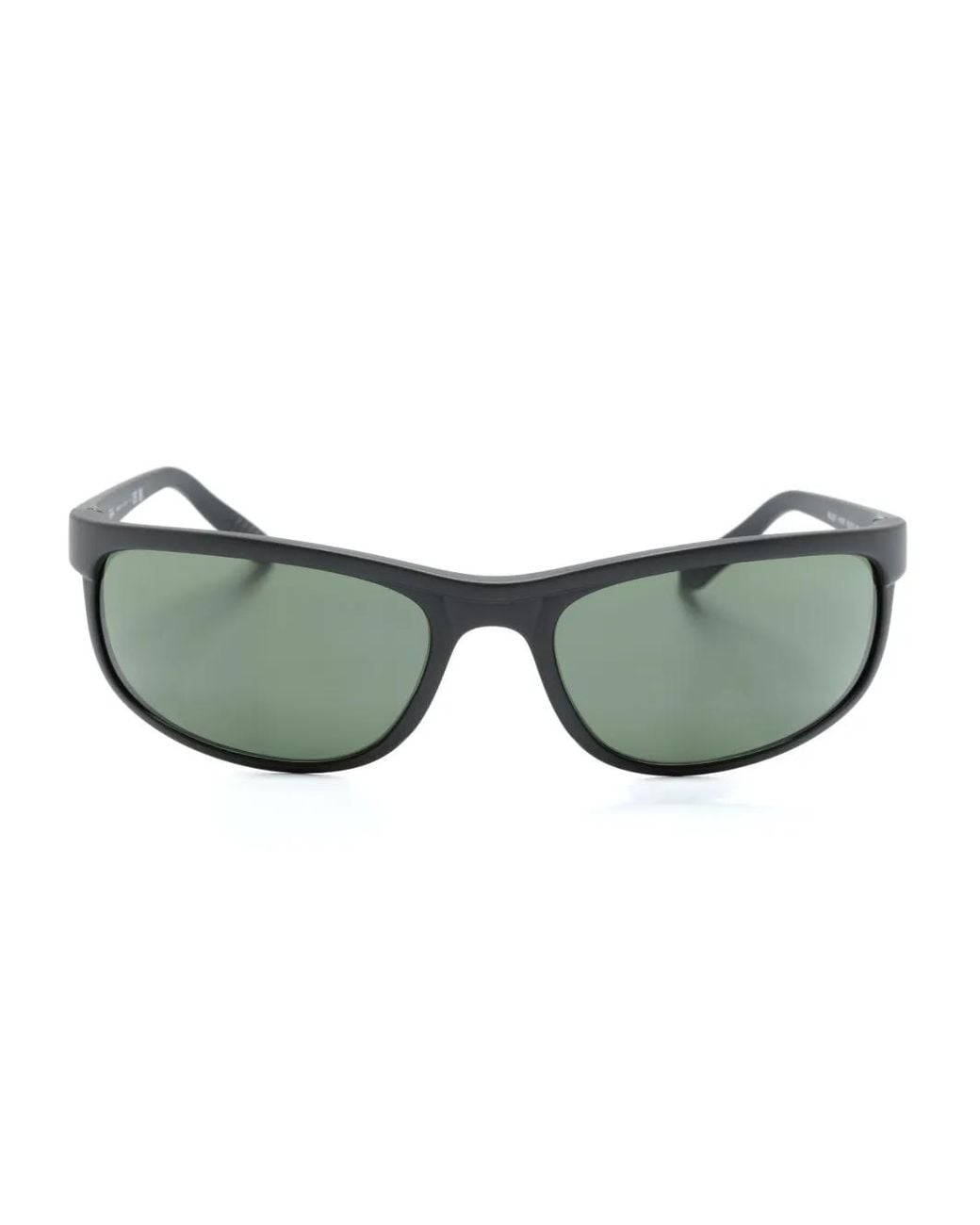 Ray-Ban Rectangle-Frame Sunglasses in Green | Lyst UK