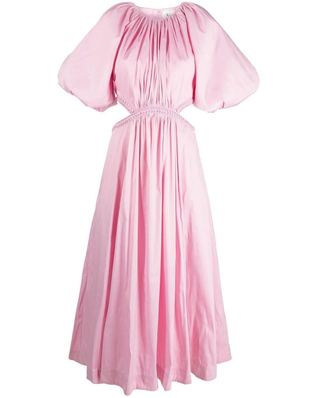 Aje. Capucine Cut-out Midi Dress in Pink | Lyst UK