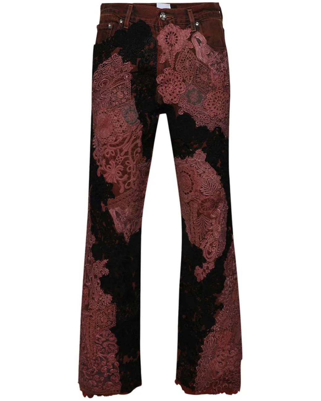Earthling VIP Poetic Lust Wide-Leg Jeans in Red for Men | Lyst