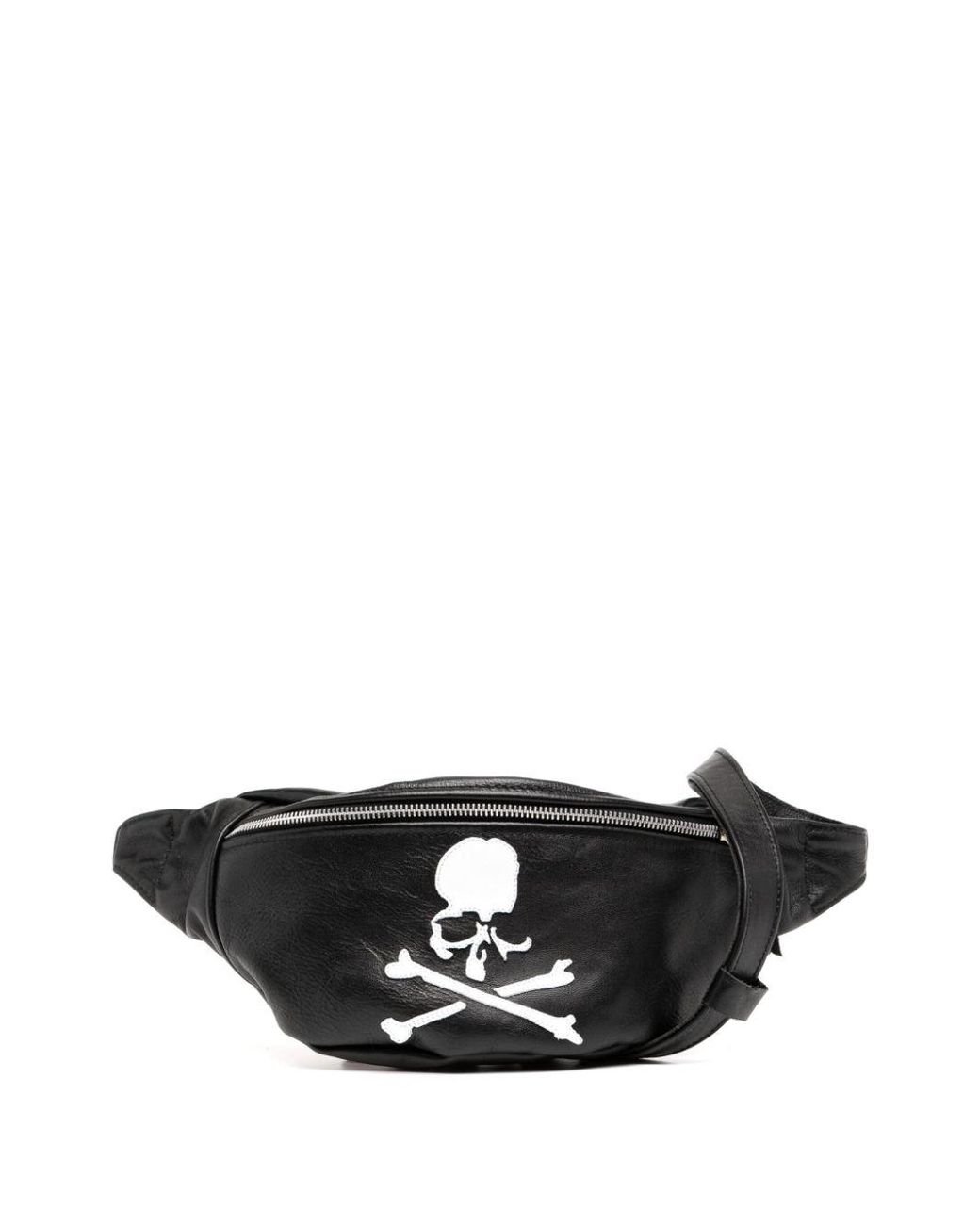 MASTERMIND WORLD Leather Belt Bag in Black for Men | Lyst