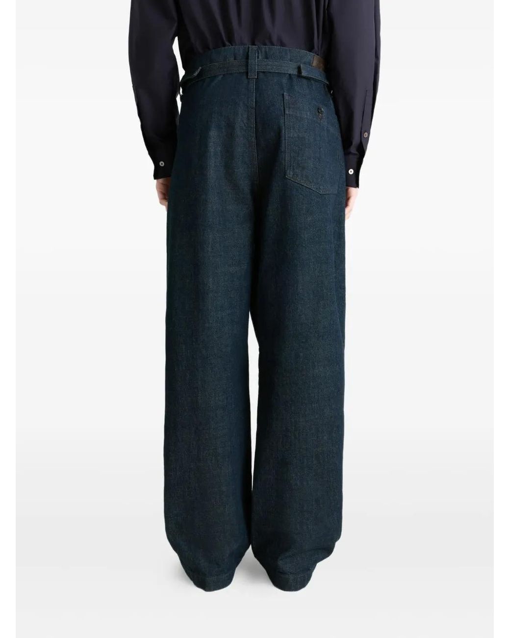 Lemaire Adjustable-Strap Jeans in Blue for Men | Lyst