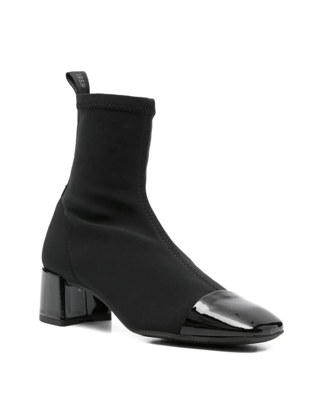 Pedro Miralles Cap-Toe Sock Boots in Black | Lyst