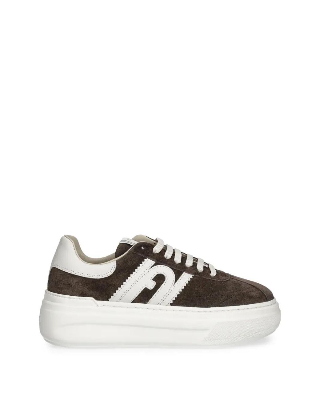 Furla Logo Trainers in Brown | Lyst Canada