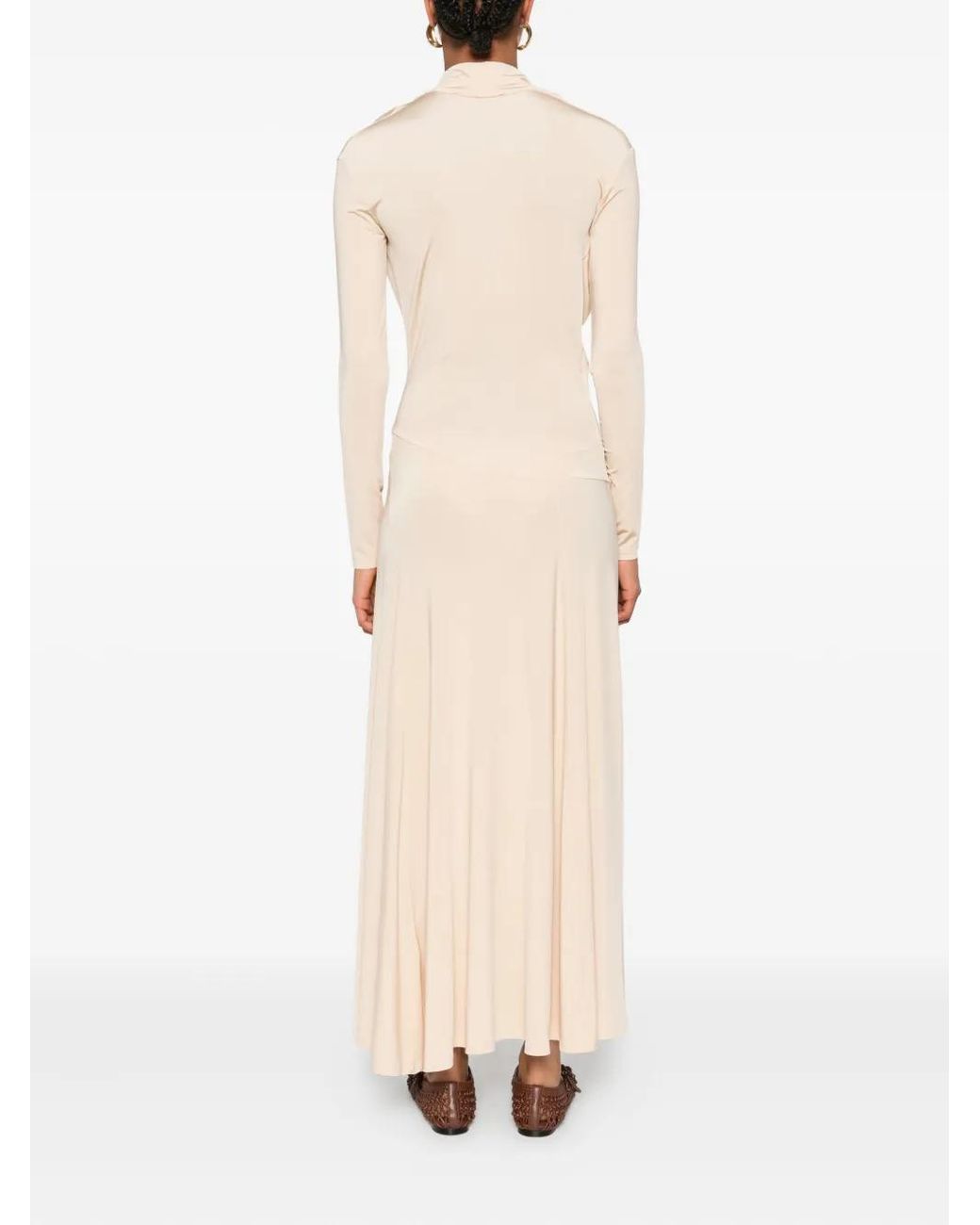TOVE Eadan Maxi Dress in Natural | Lyst