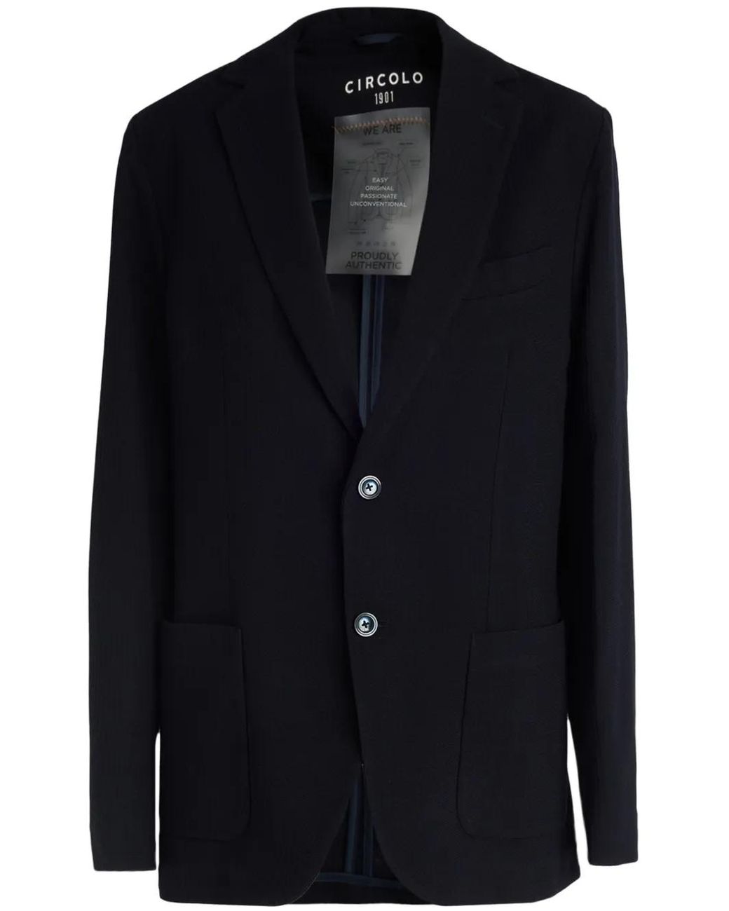 Circolo 1901 Wool Blazer in Blue | Lyst UK