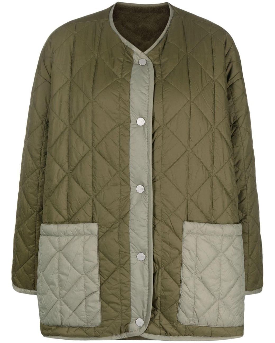 UGG Amelia Reversible Quilted Jacket in Green | Lyst