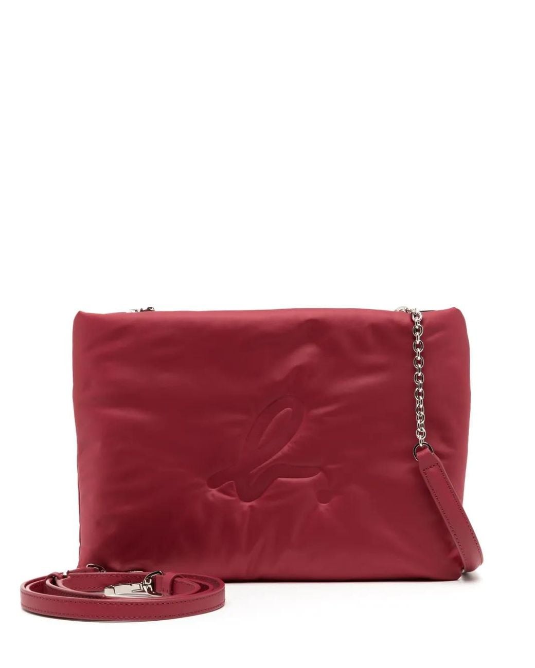 agnès b. Logo Crossbody Bag in Red | Lyst
