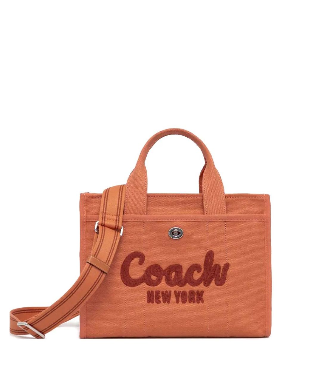 COACH Sac Cabas Cargo in Orange | Lyst