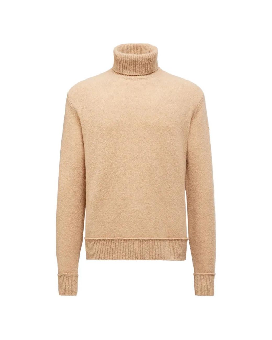 Moncler Roll Neck Knitwear in Natural for Men | Lyst UK