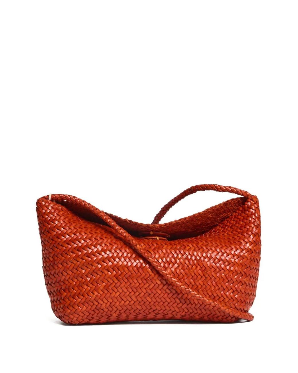 Dragon Diffusion Diagonal-Pattern Foldover Shoulder Bag in Red | Lyst UK