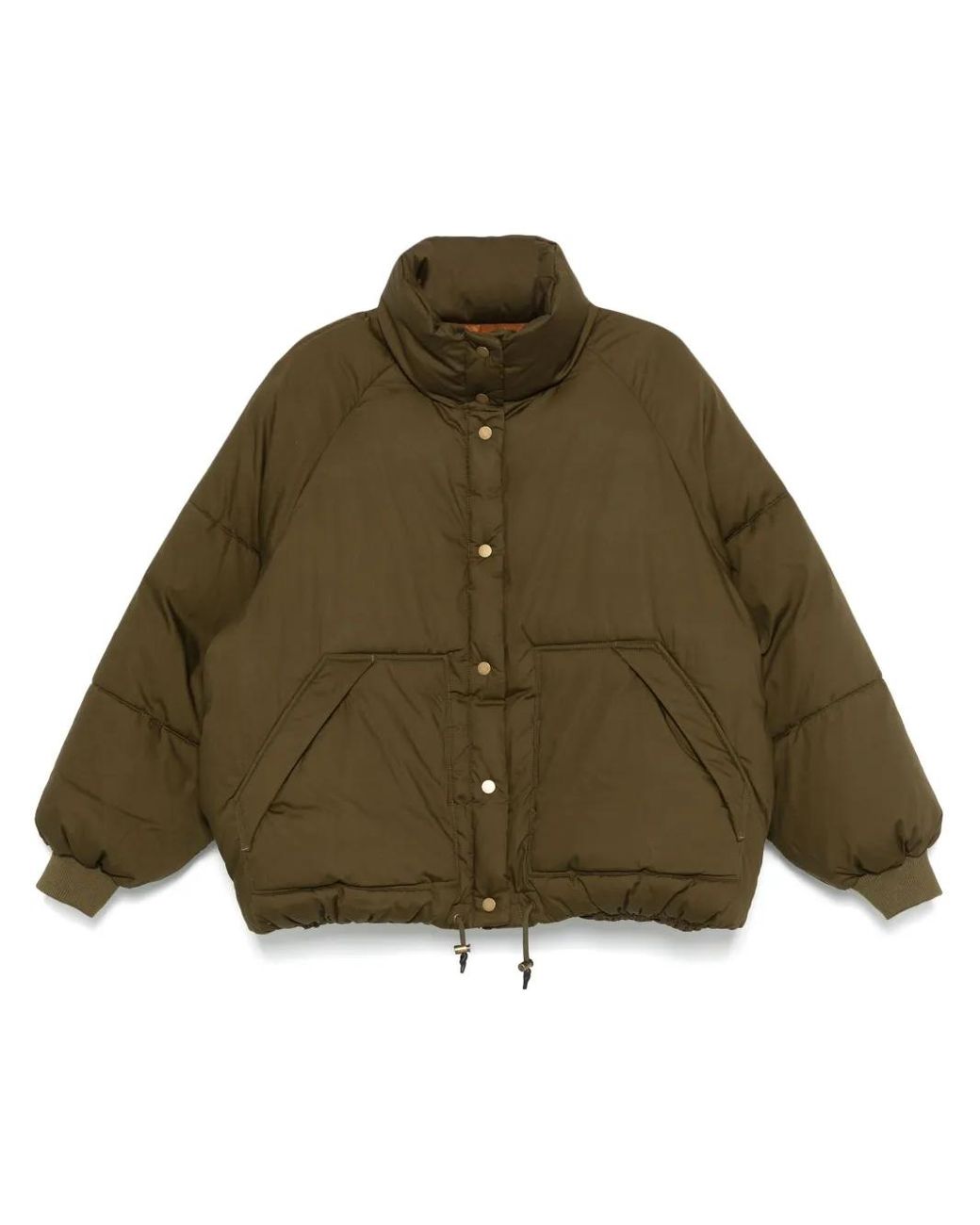 Soeur Wing Puffer Jacket in Green | Lyst