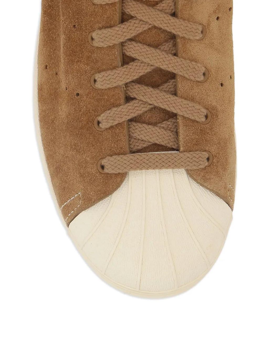 adidas Suede High-Top Sneakers in Brown | Lyst