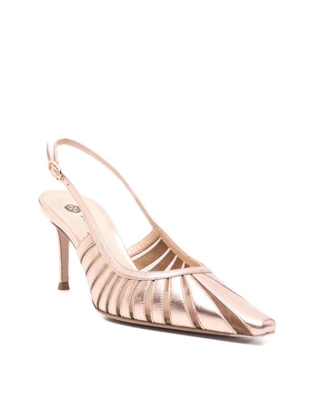 Roberto Festa Sunny Pointed Cut-Out Pumps in Pink | Lyst