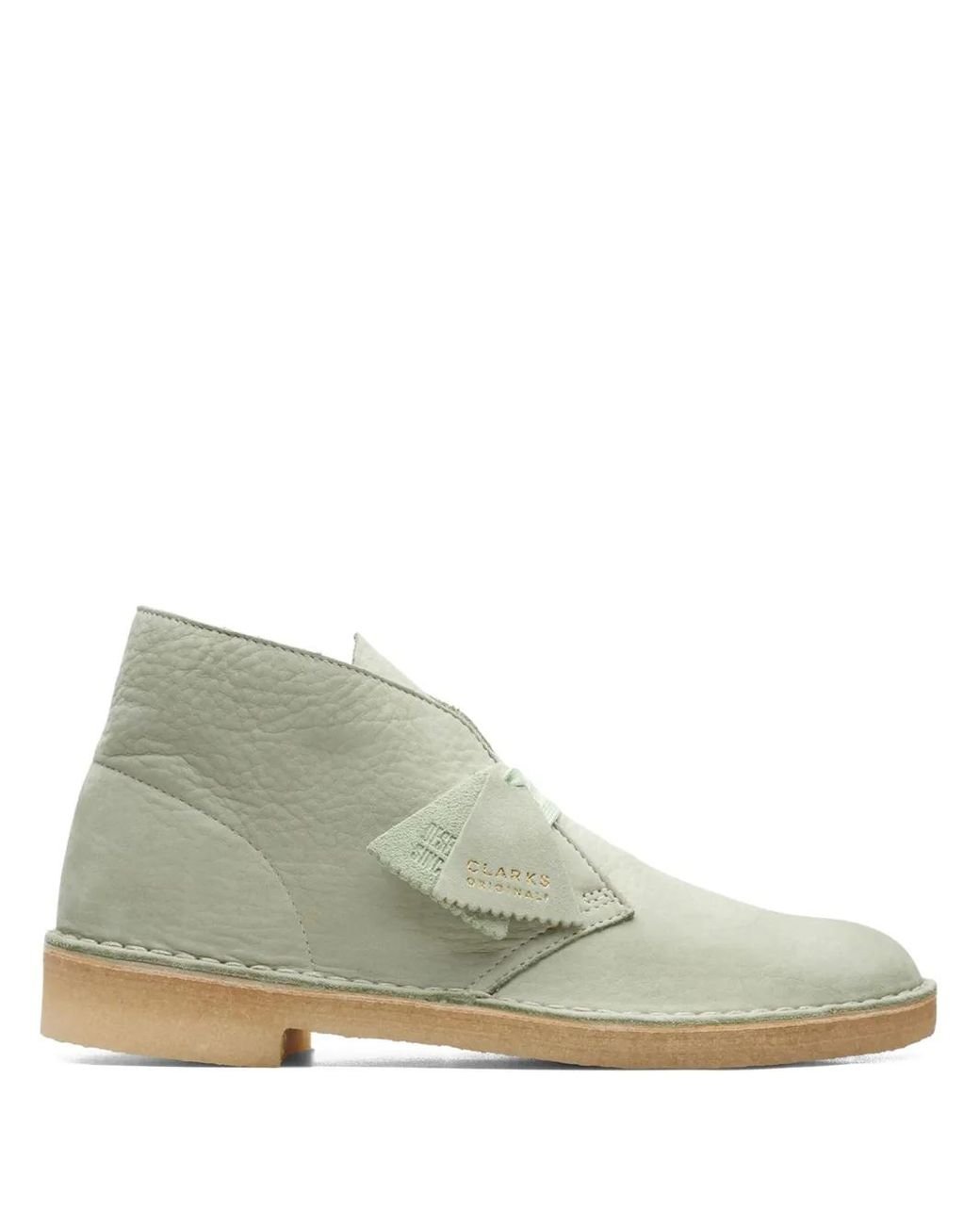 Clarks Suede "Pale" Desert Boots in Green for Men | Lyst