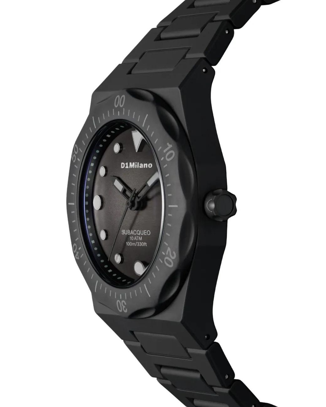 D1 Milano Subacqueo 40.5Mm Watch in Black | Lyst