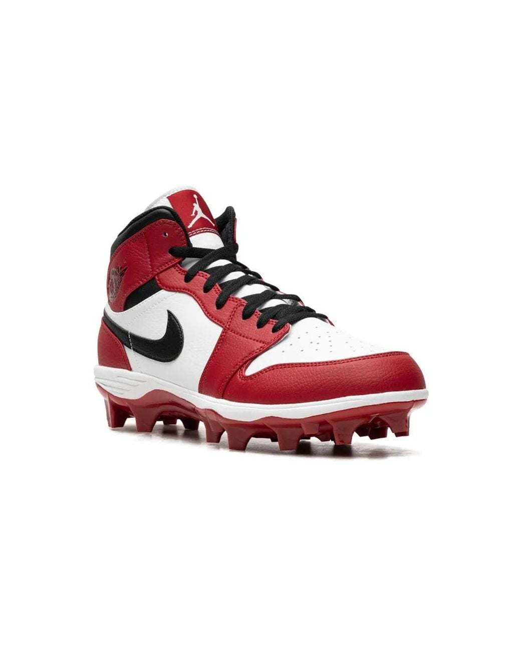 Nike Air 1 Mid "Chicago" Baseball Cleats in Red for Men | Lyst