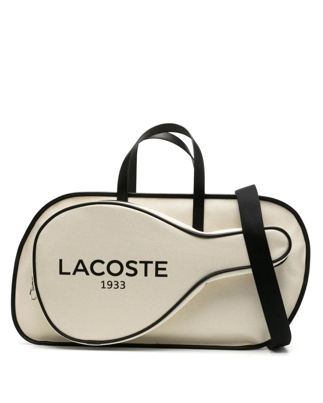 Lacoste Large Heritage Canvas Racket Bag in Metallic for Men | Lyst UK