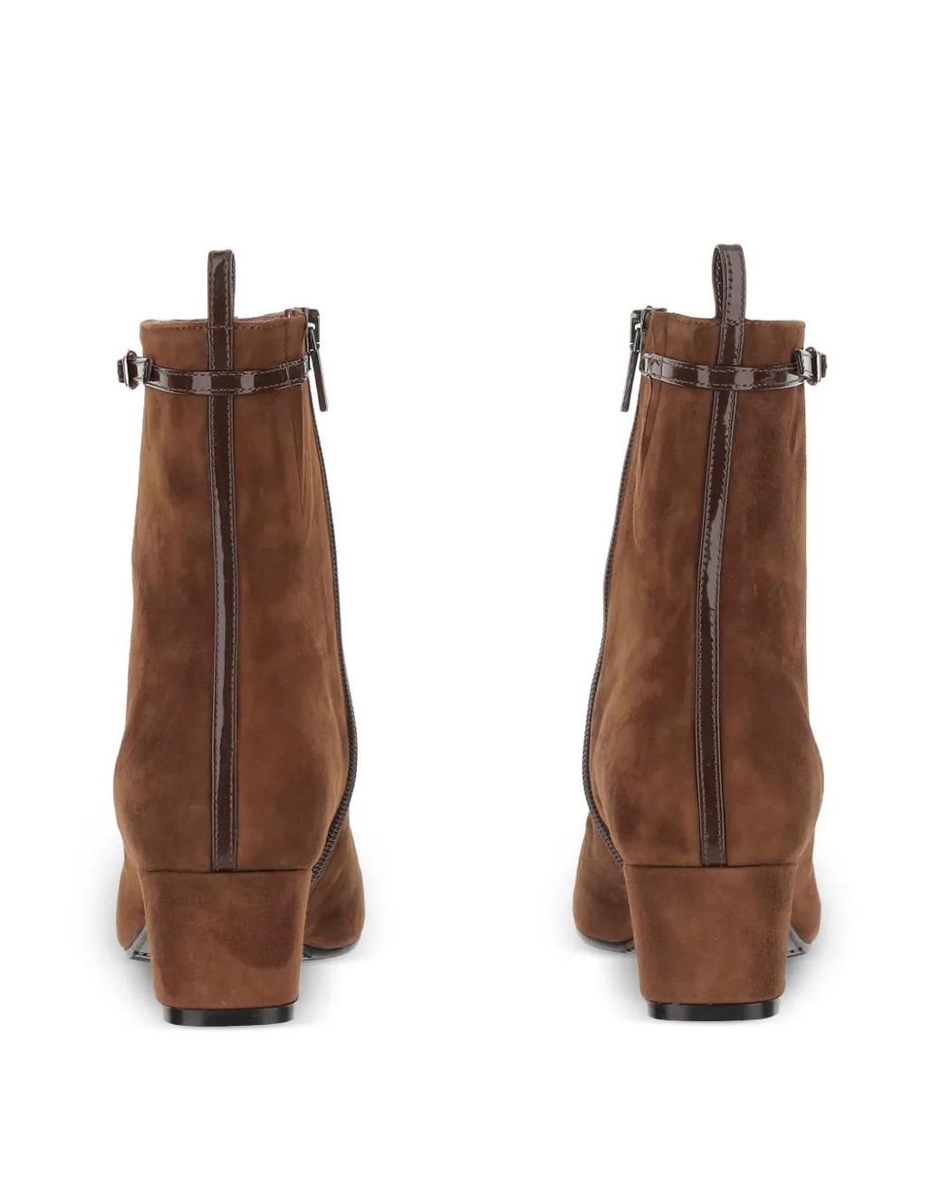 CAREL PARIS 40Mm Start Suede Boots in Brown | Lyst