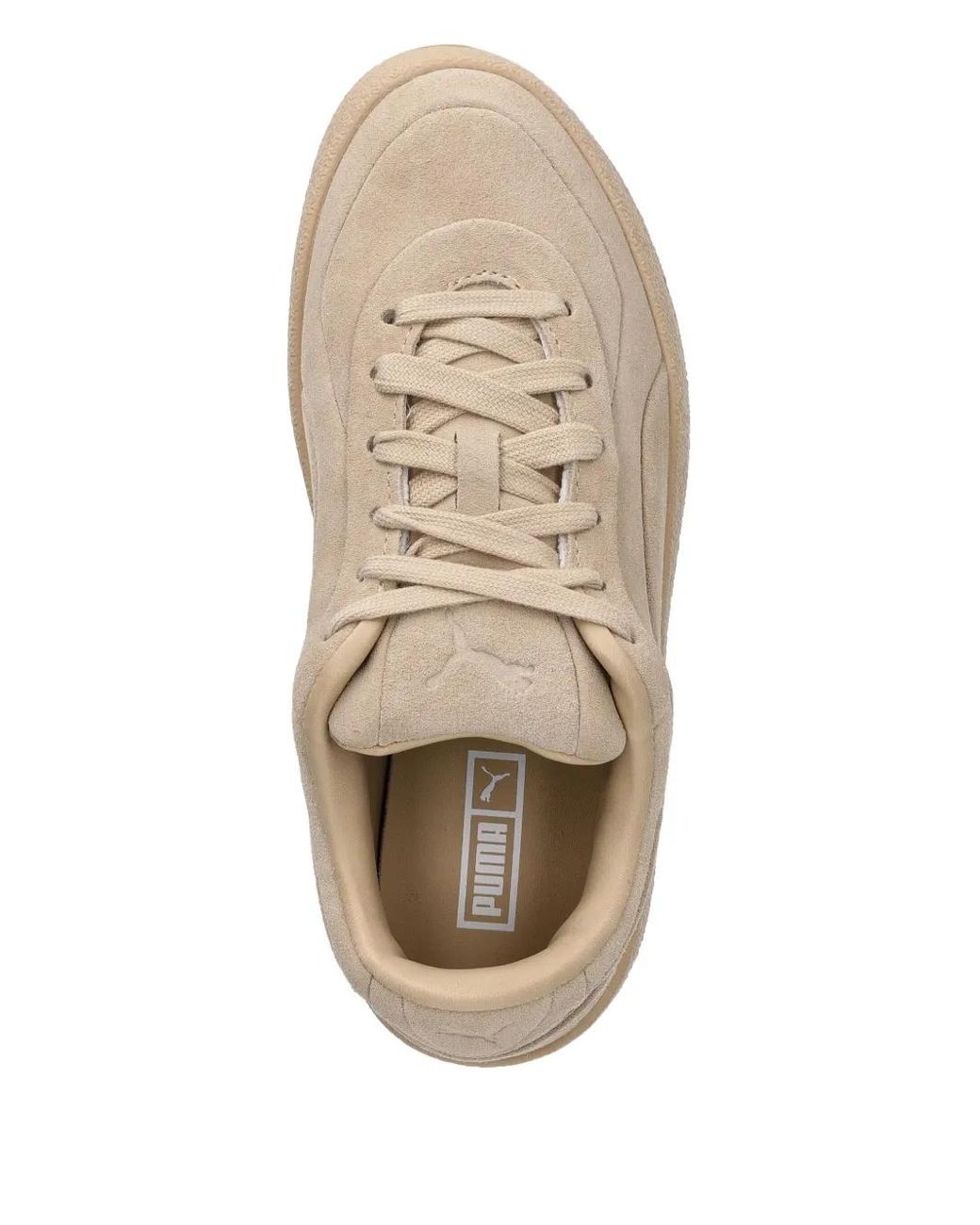 PUMA Ca Lux Elevated Platform Sneakers in Natural | Lyst