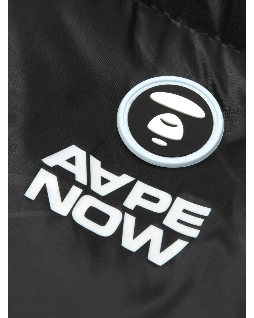 Aape By A Bathing Ape Logo Puffer Jacket in Black for Men | Lyst