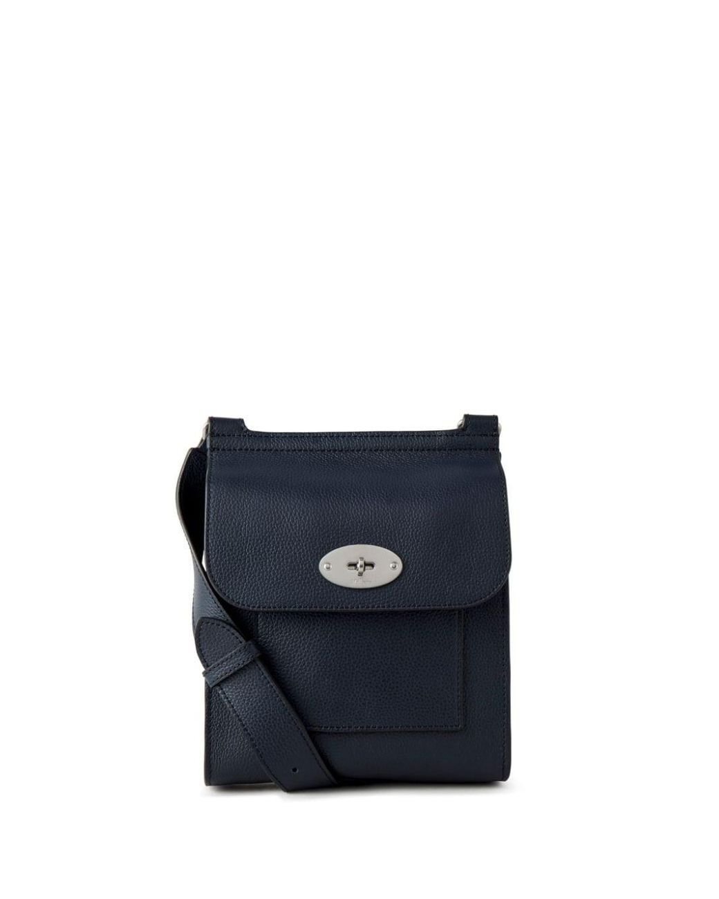 Mulberry Small Antony Leather Shoulder Bag in Blue for Men | Lyst