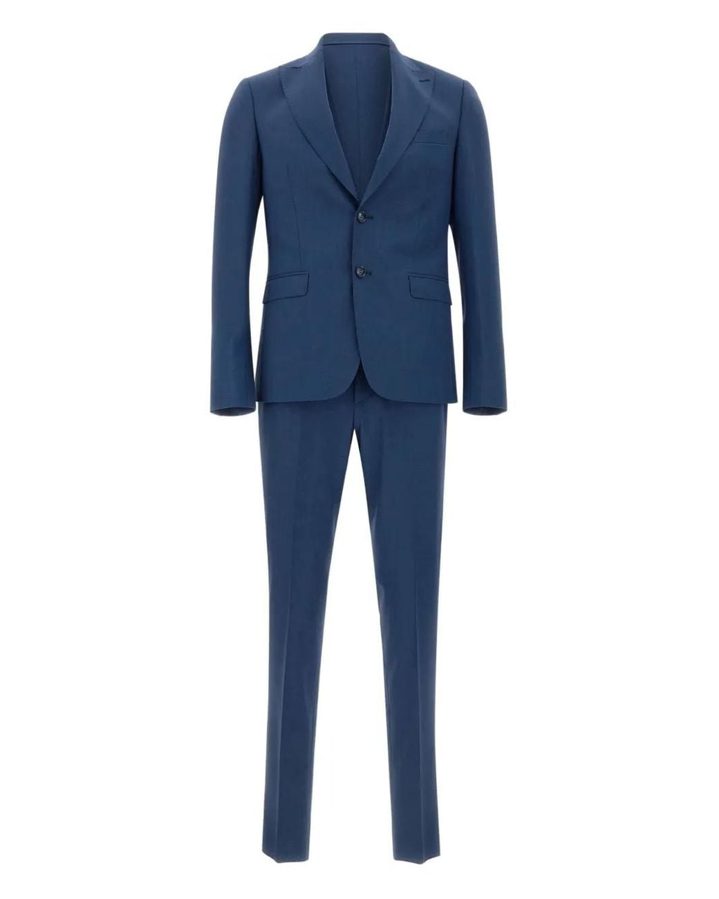 Emanuel Ungaro Single-Breasted Suit in Blue for Men | Lyst