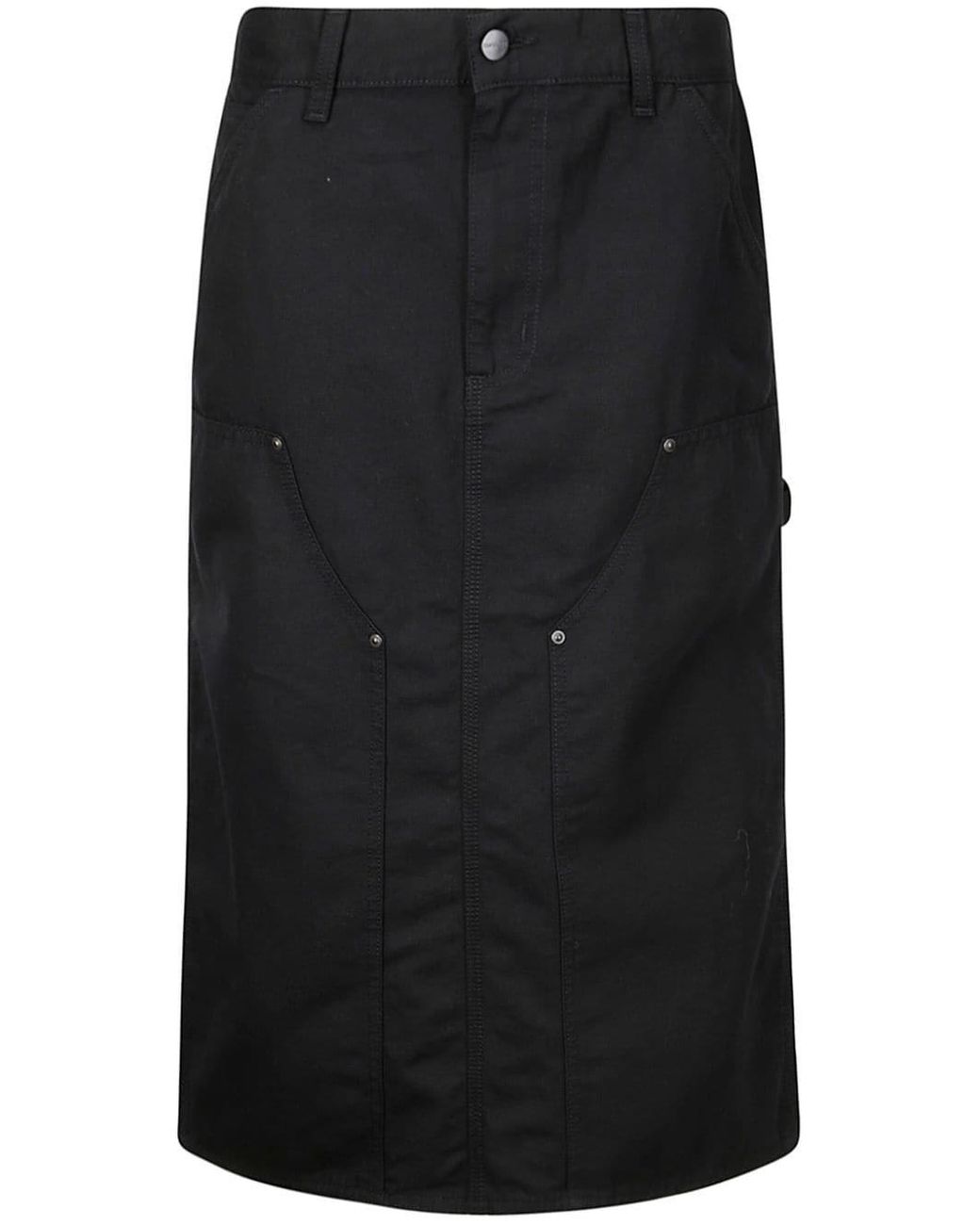 Carhartt Cotton Double Knee Skirt in Black | Lyst