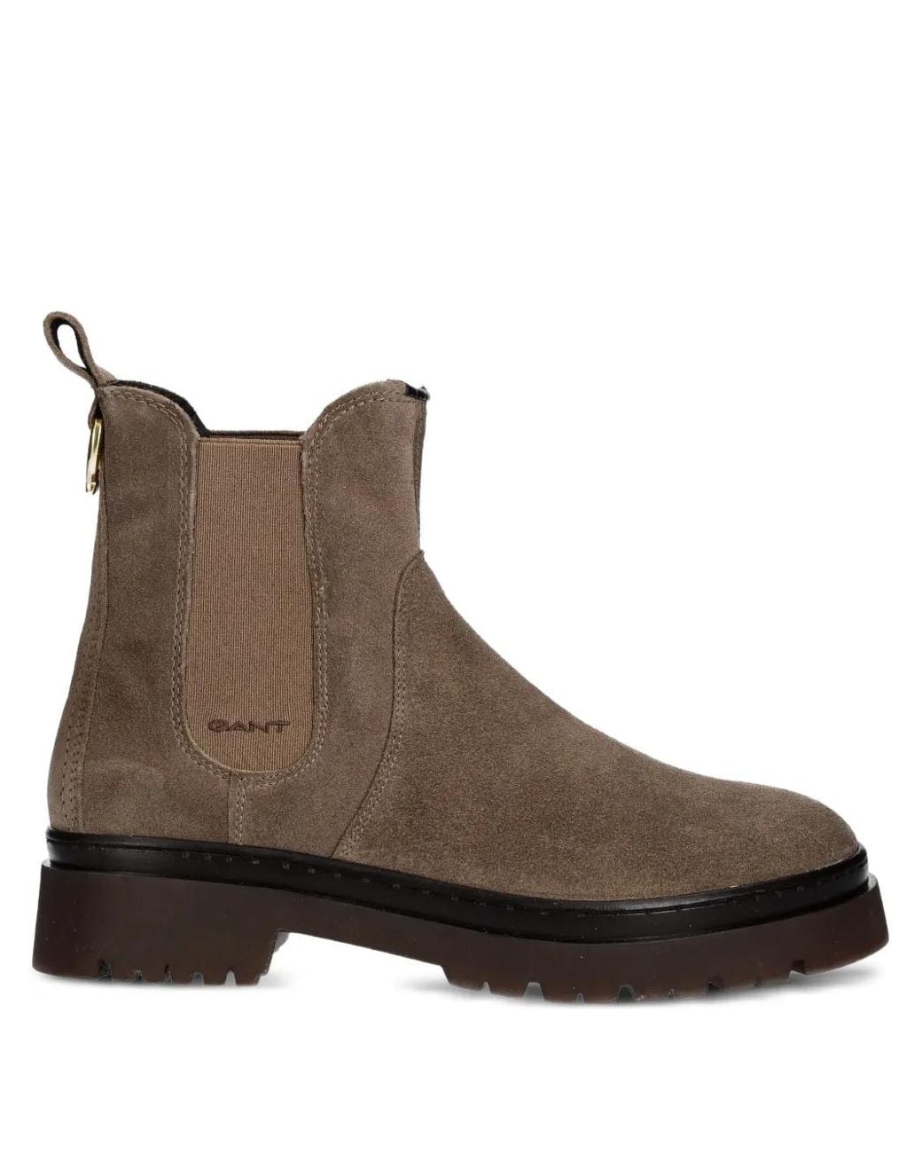 GANT 45Mm Suede Pull-Tab Boots in Brown | Lyst